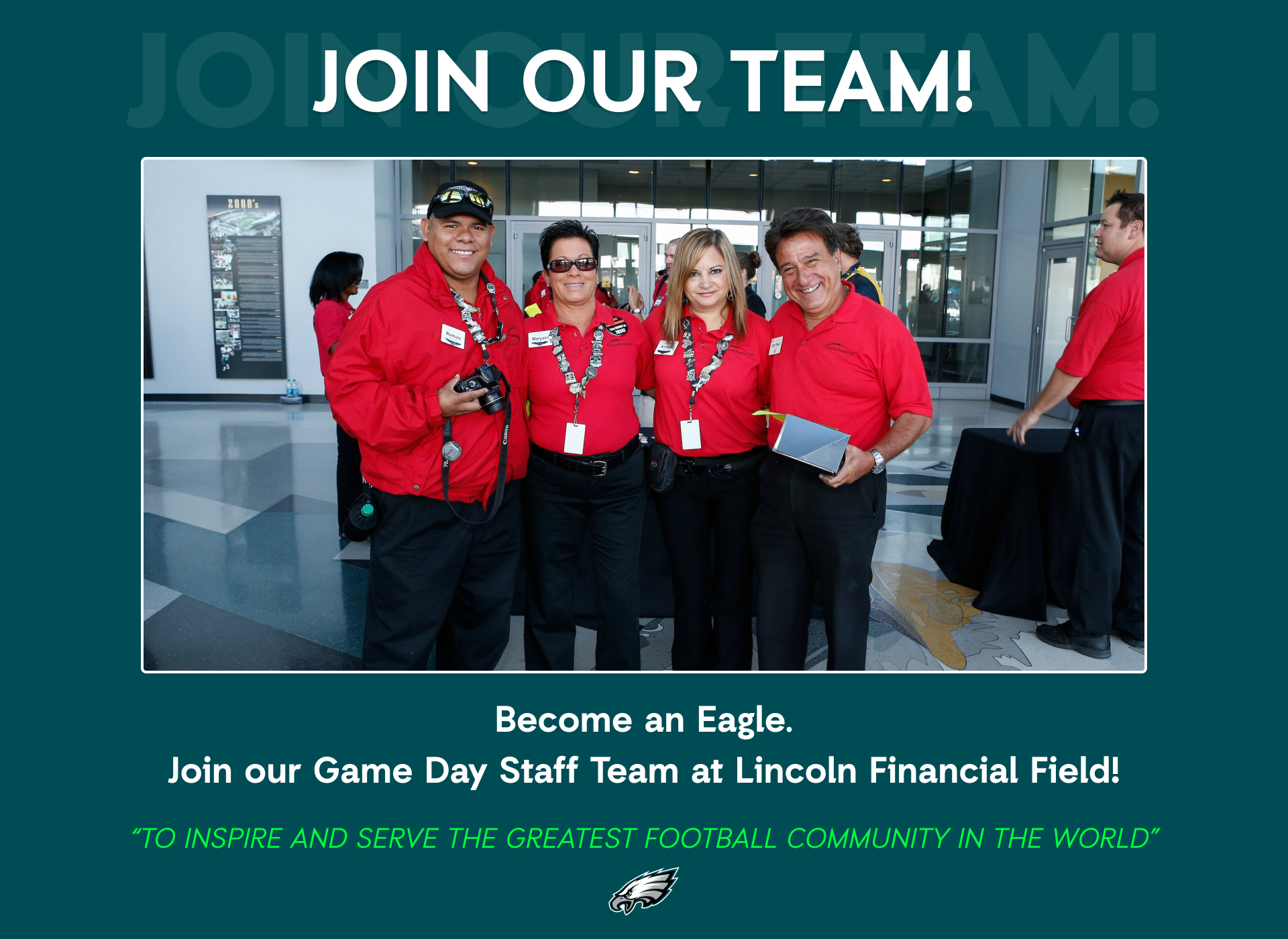 Join Our Team - Lincoln Financial Field